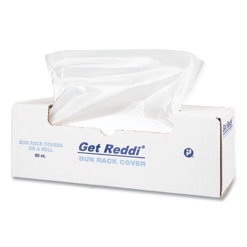 Poly Bun Rack Cover, 60 X 80, 15 Micron, Clear, Plastic, 50/carton ...
